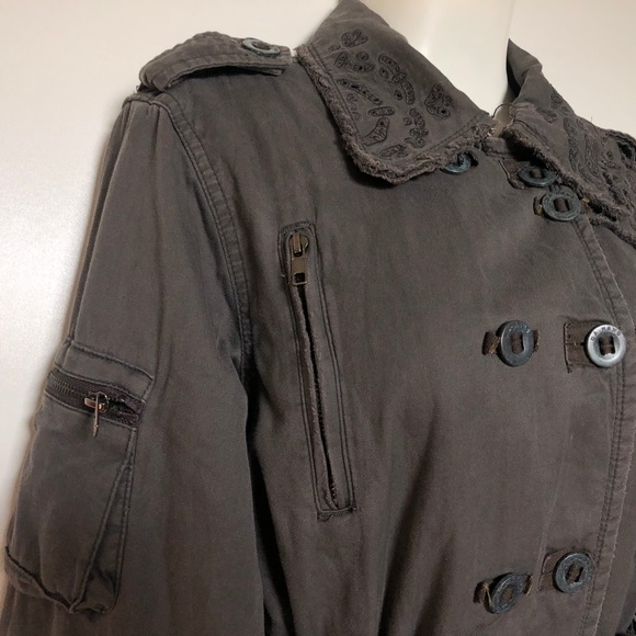 Da-Nang | Jackets & Coats | Da Nang Jacket Military Eyelet Long ...
